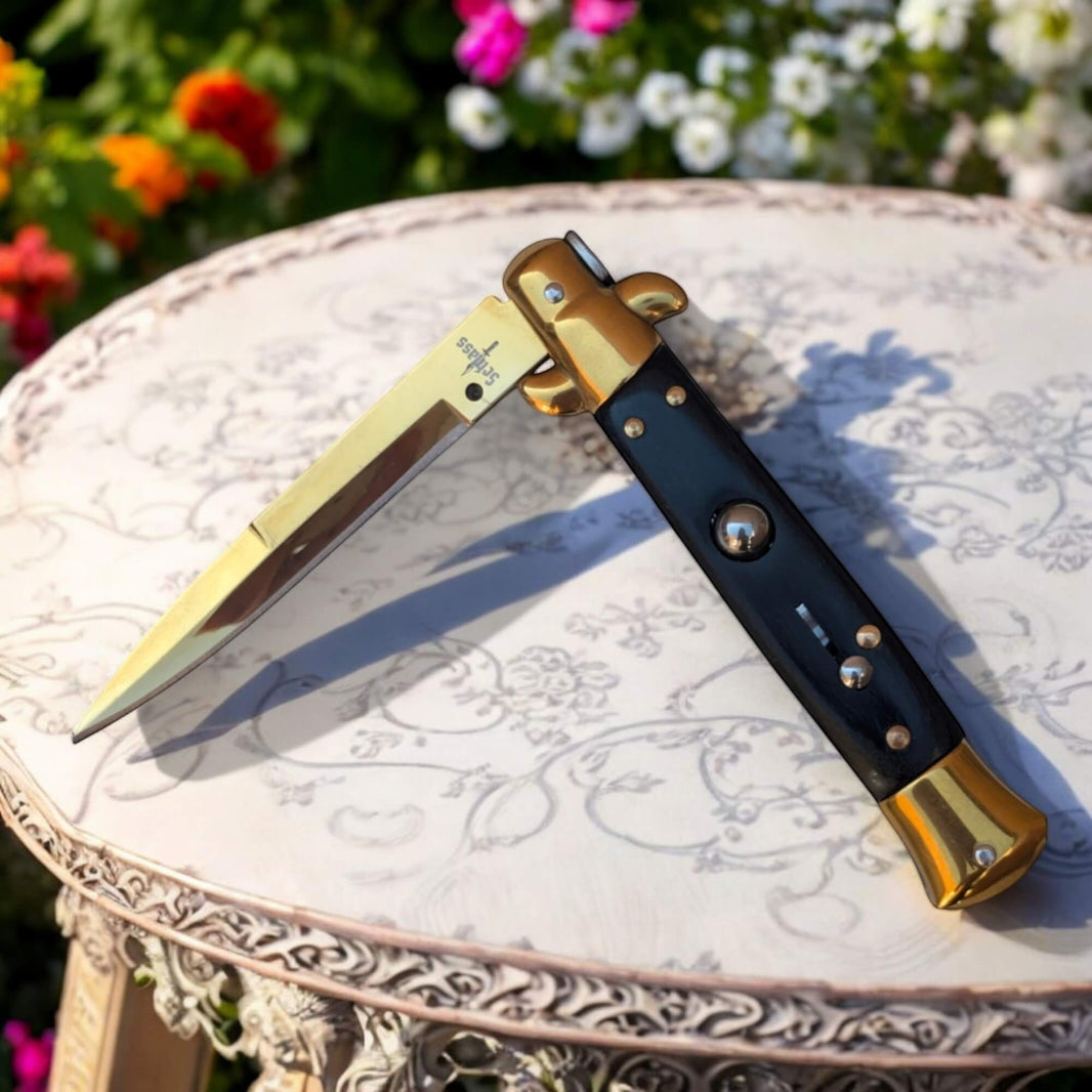 |Schlass © Boutique Officielle - COUTEAU DE POCHE PLIANT AUTOMATIQUE ...